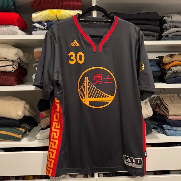 adidas | Shirts | Golden State Warriors Steph Curry Chinese New Year ...